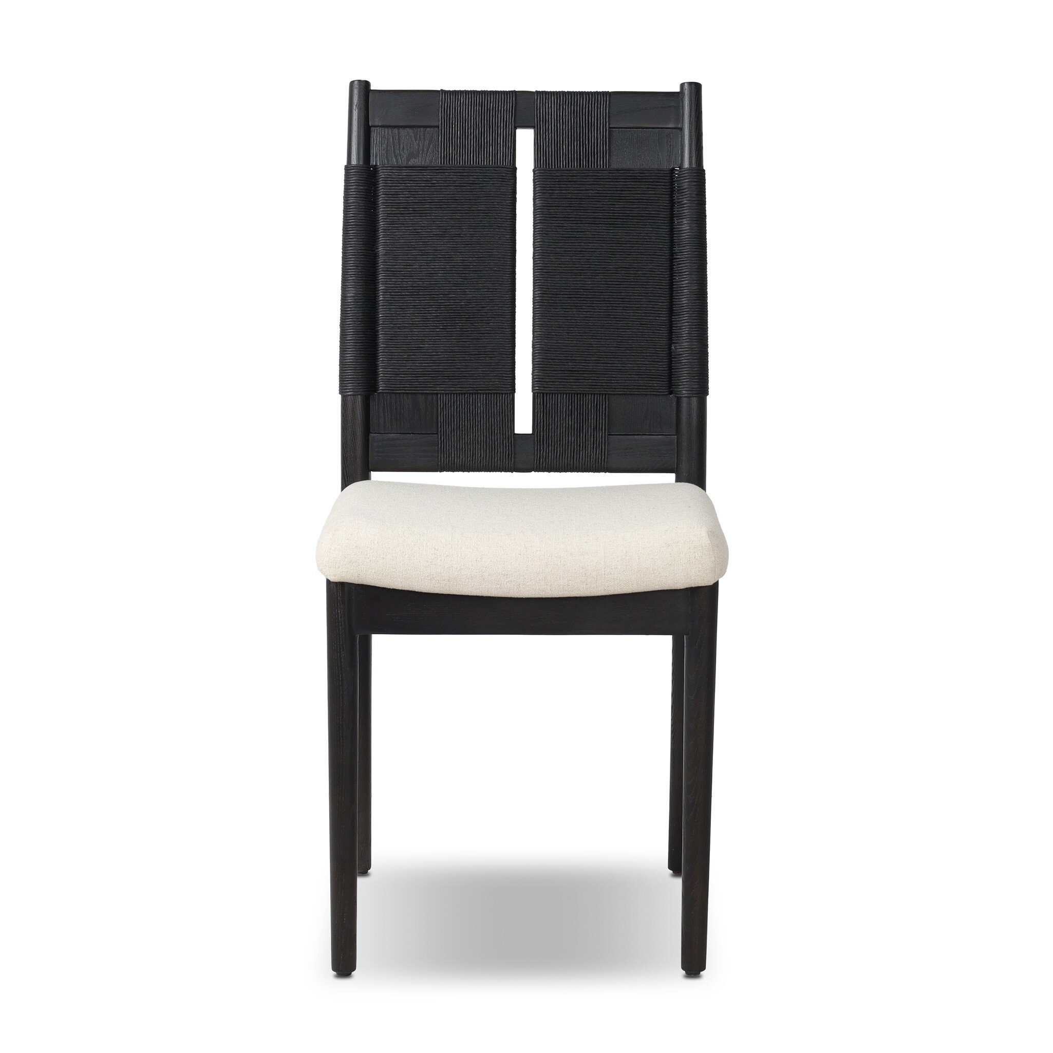 Hokku Designs Linen Blend Full Back Side Chair Dining Chair | Wayfair