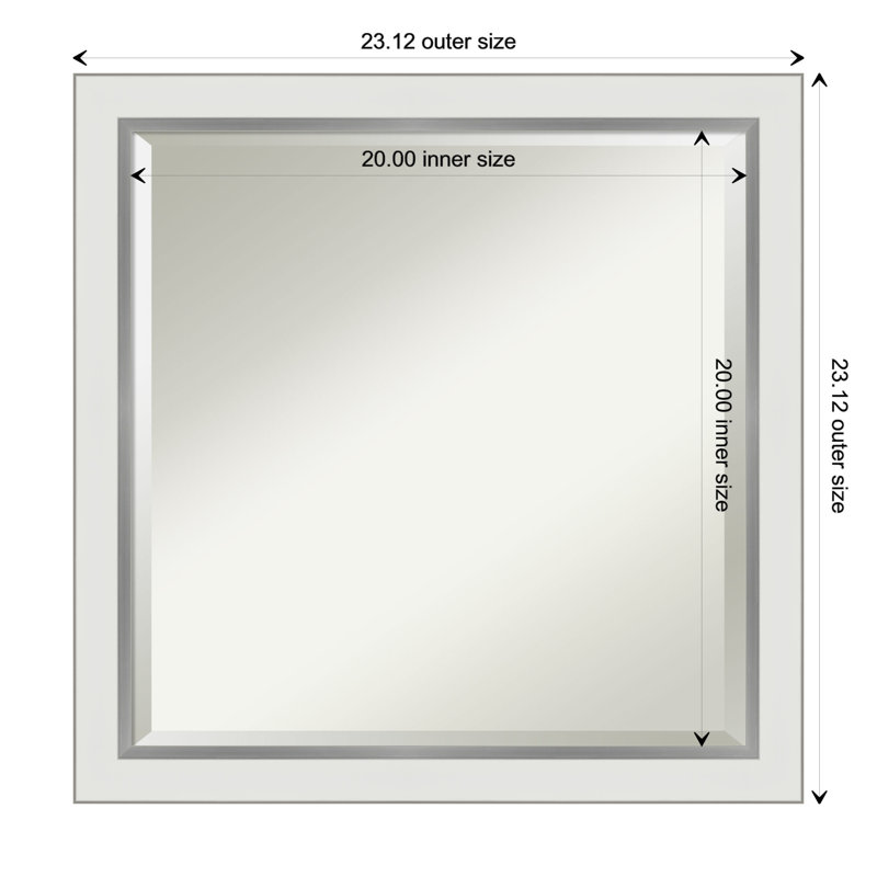 Mercer41 Quade Flat Wall Mirror & Reviews | Wayfair