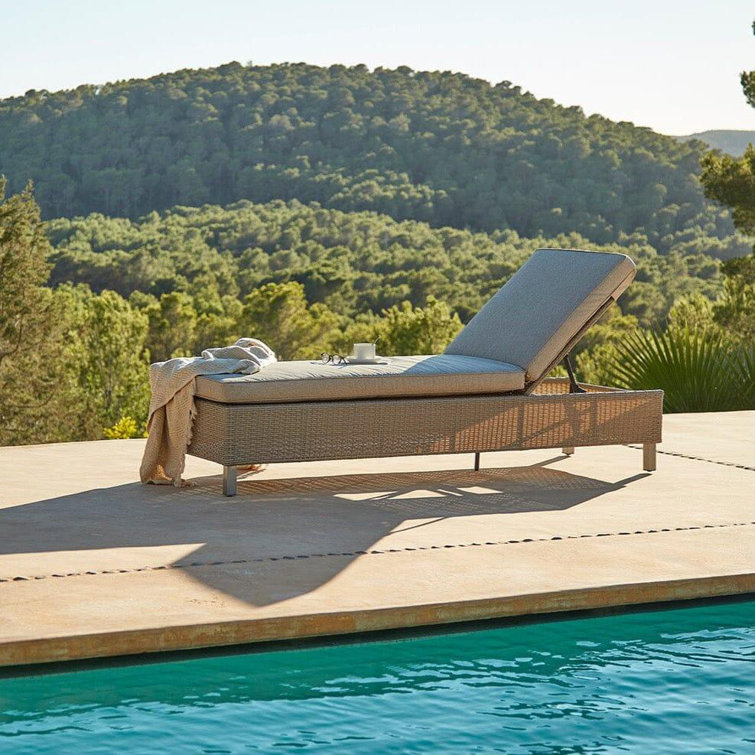 17 Stories Mounah 65cm Long Single Chaise with Cushions | Wayfair.co.uk