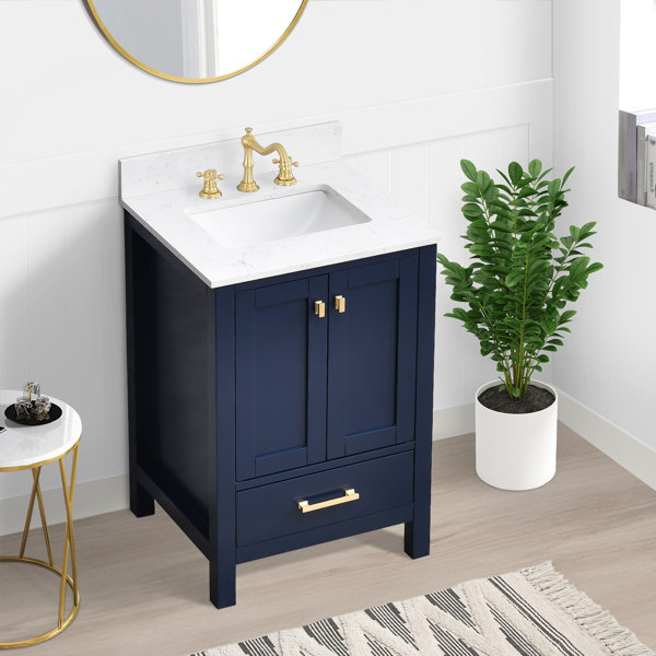 Winston Porter Zenith 24" Single Bathroom Vanity Set | Wayfair