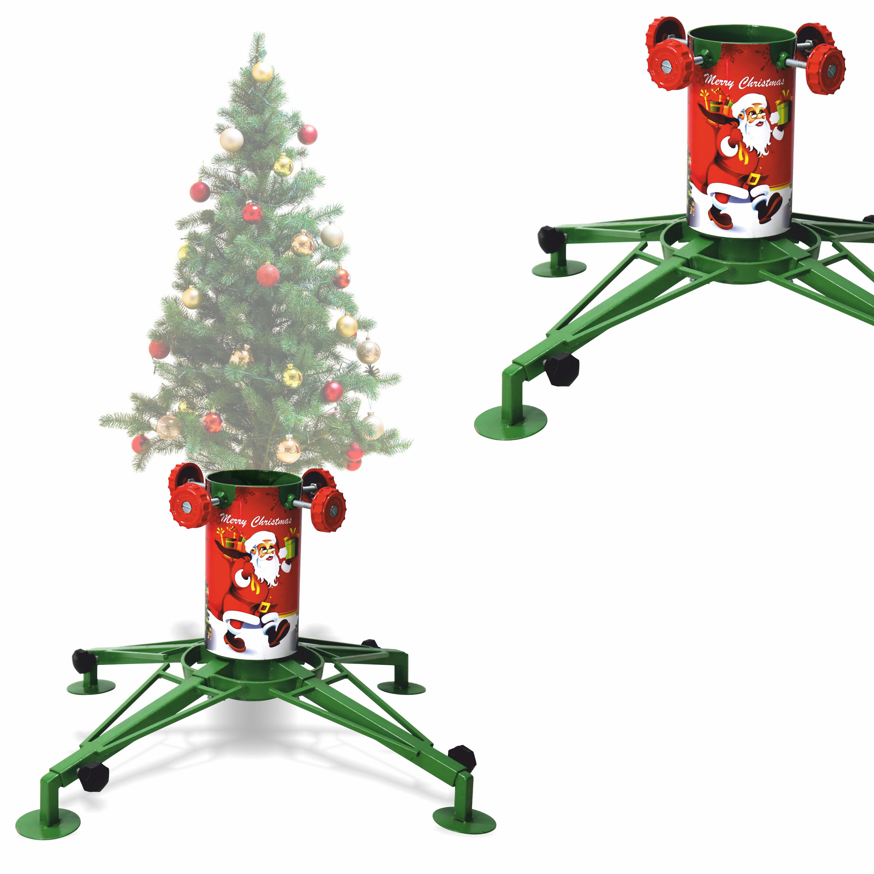 The Holiday Aisle® Steel Live Tree Stand For Max. Tree Height | Wayfair