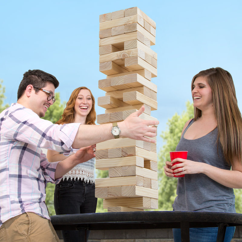 Hey! Play! Wood Stacking Game & Reviews | Wayfair