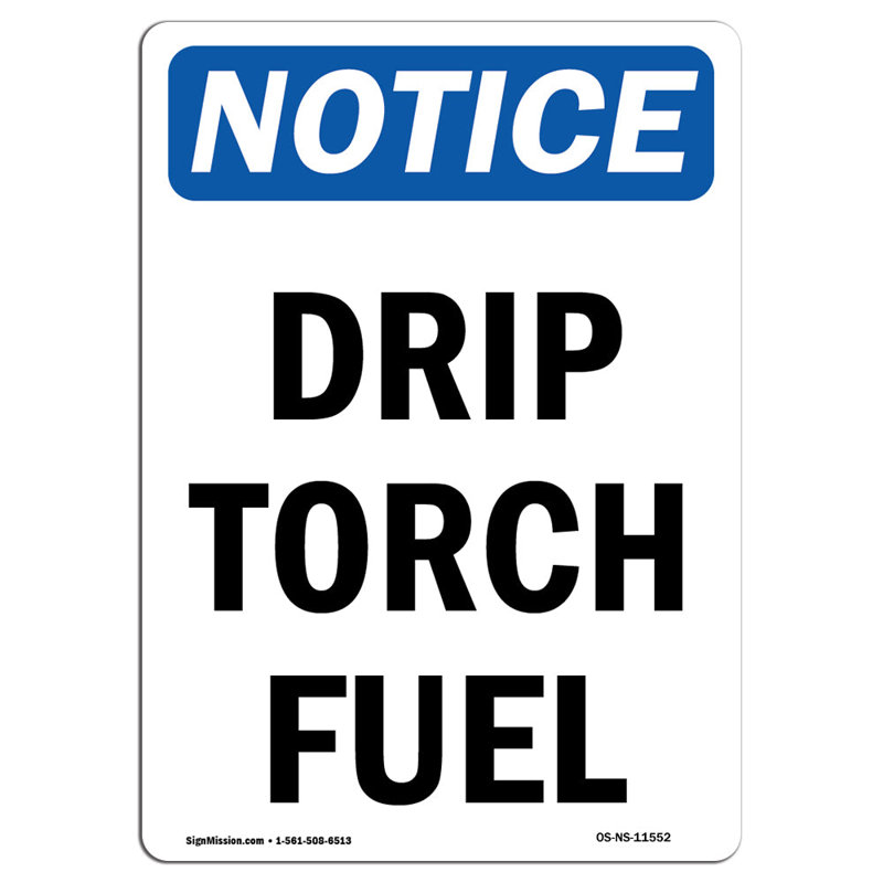 SignMission Drip Torch Fuel Sign | Wayfair
