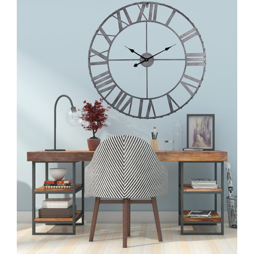 Charlton Home® Upper Shockerwick Metal Wall Clock & Reviews | Wayfair