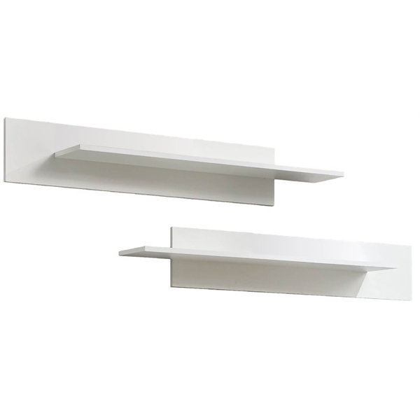 Wade Logan® Balroop 2 Piece Floating Shelf & Reviews | Wayfair