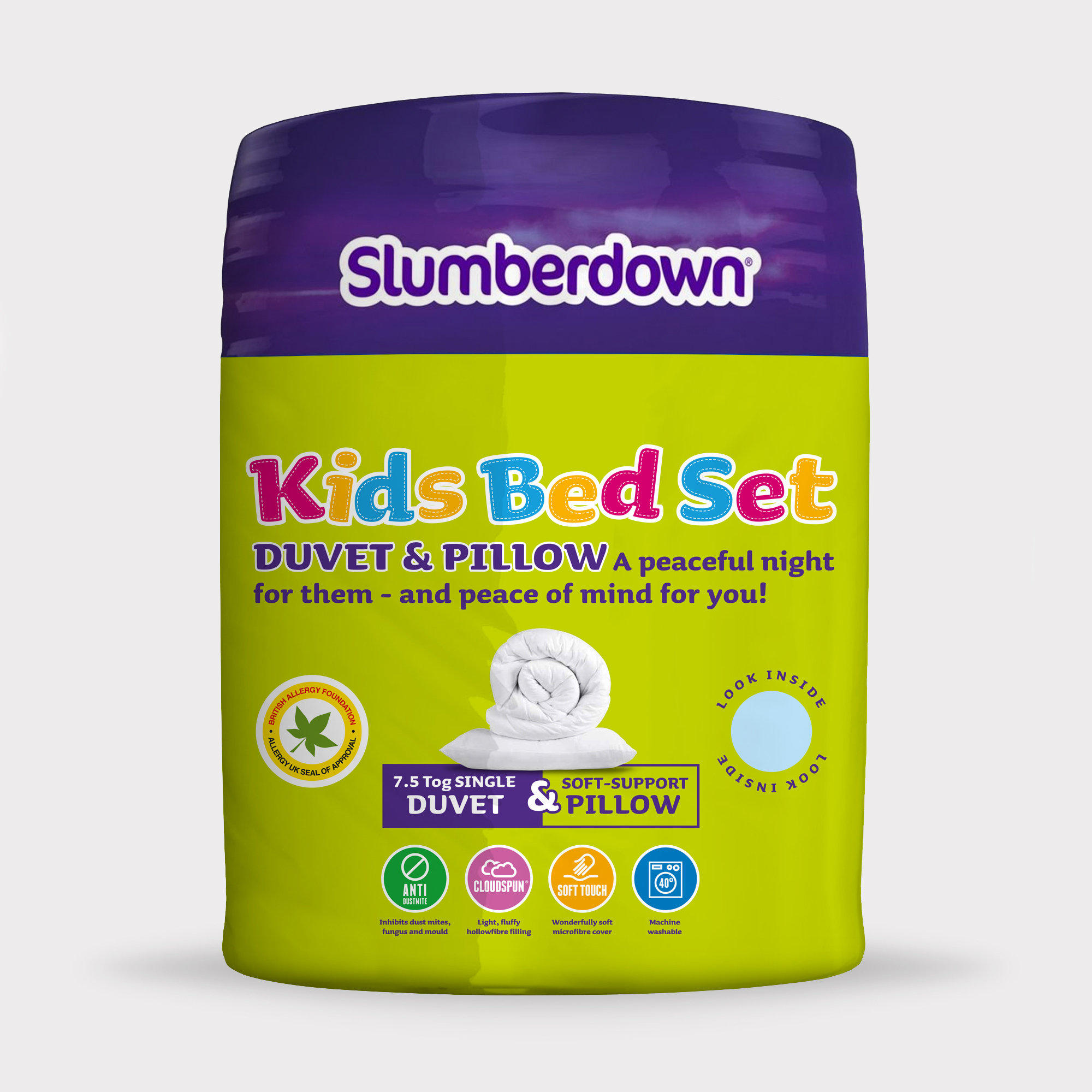 Slumberdown Kids Anti Allergy 7.5 Tog Summer Duvet & Reviews | Wayfair ...