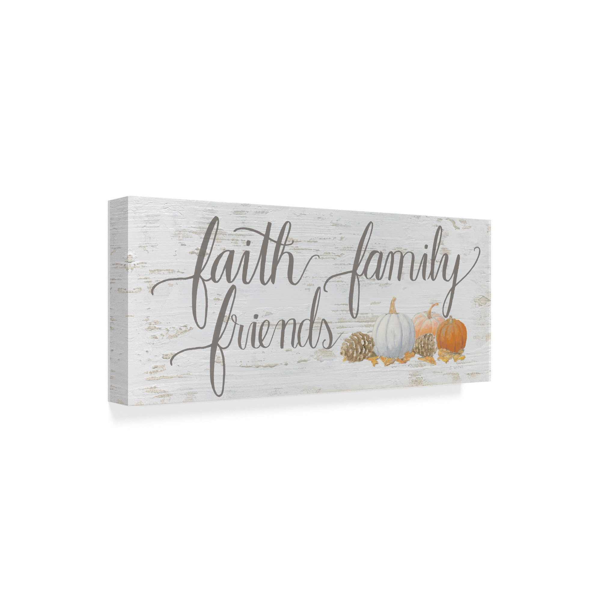 August Grove® 'Beautiful Bounty Sign' Oil Painting Print on Wrapped ...