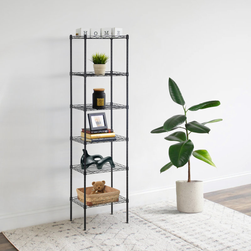 Rebrilliant 16.7" W Shelving Unit Storage for Small Places Restaurant ...