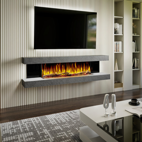 Evolution Fires Vegas 72-Inch Wall Mounted Electric Fireplace ...