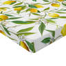 Ambesonne Nature Fitted Sheet 2-Pack Lemon Woody Romantic Fern Green ...