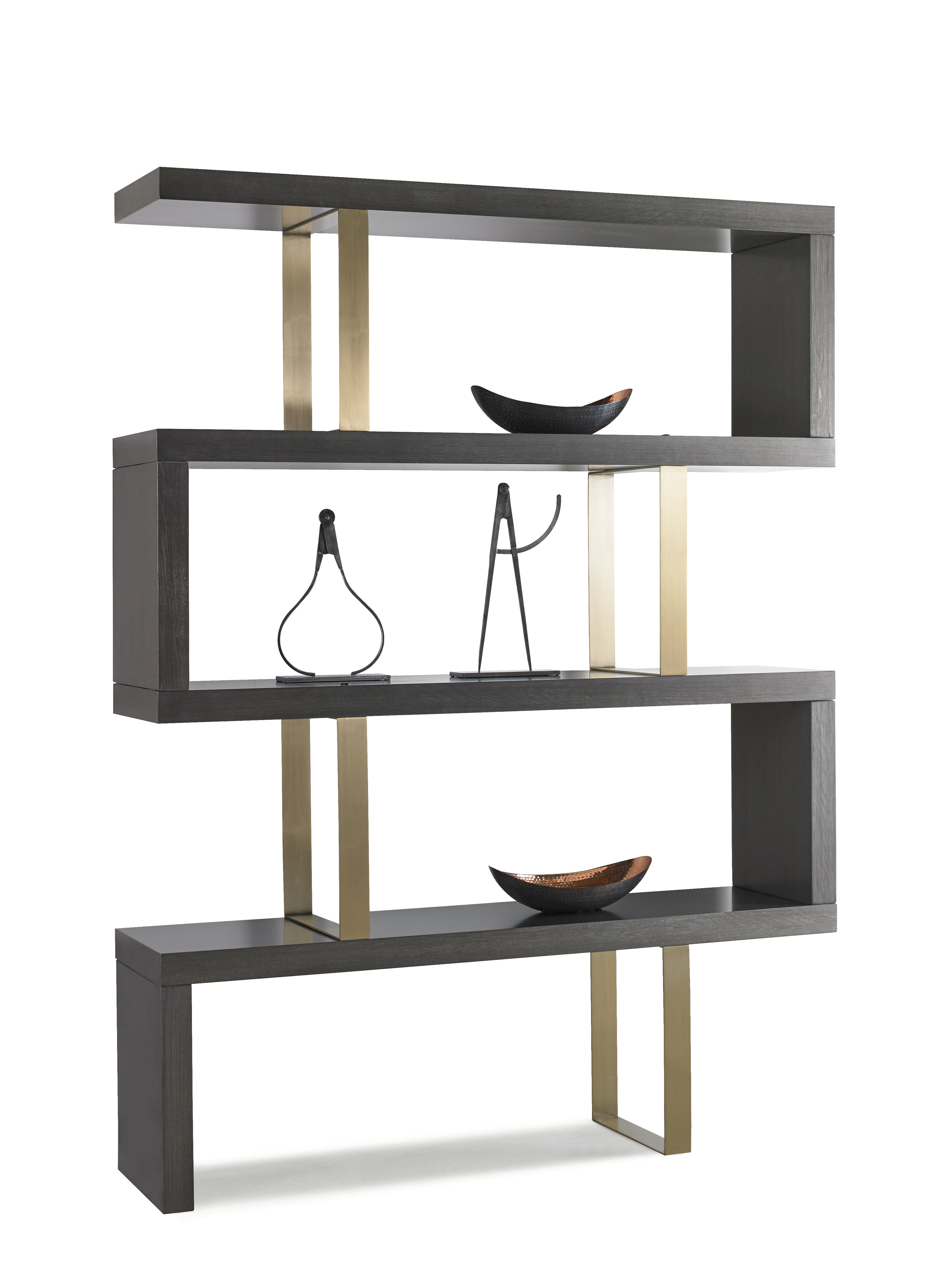 Sherrill Occasional Modern Loft Geometric Bookcase | Perigold