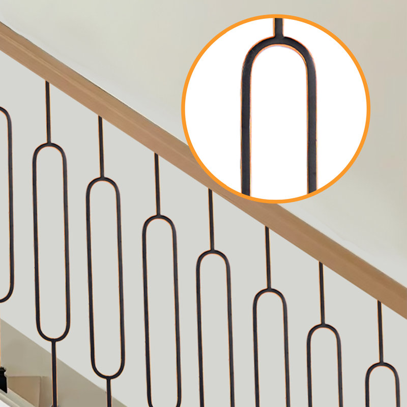 bordersmover Balusters Stairs Oval Railings | Wayfair