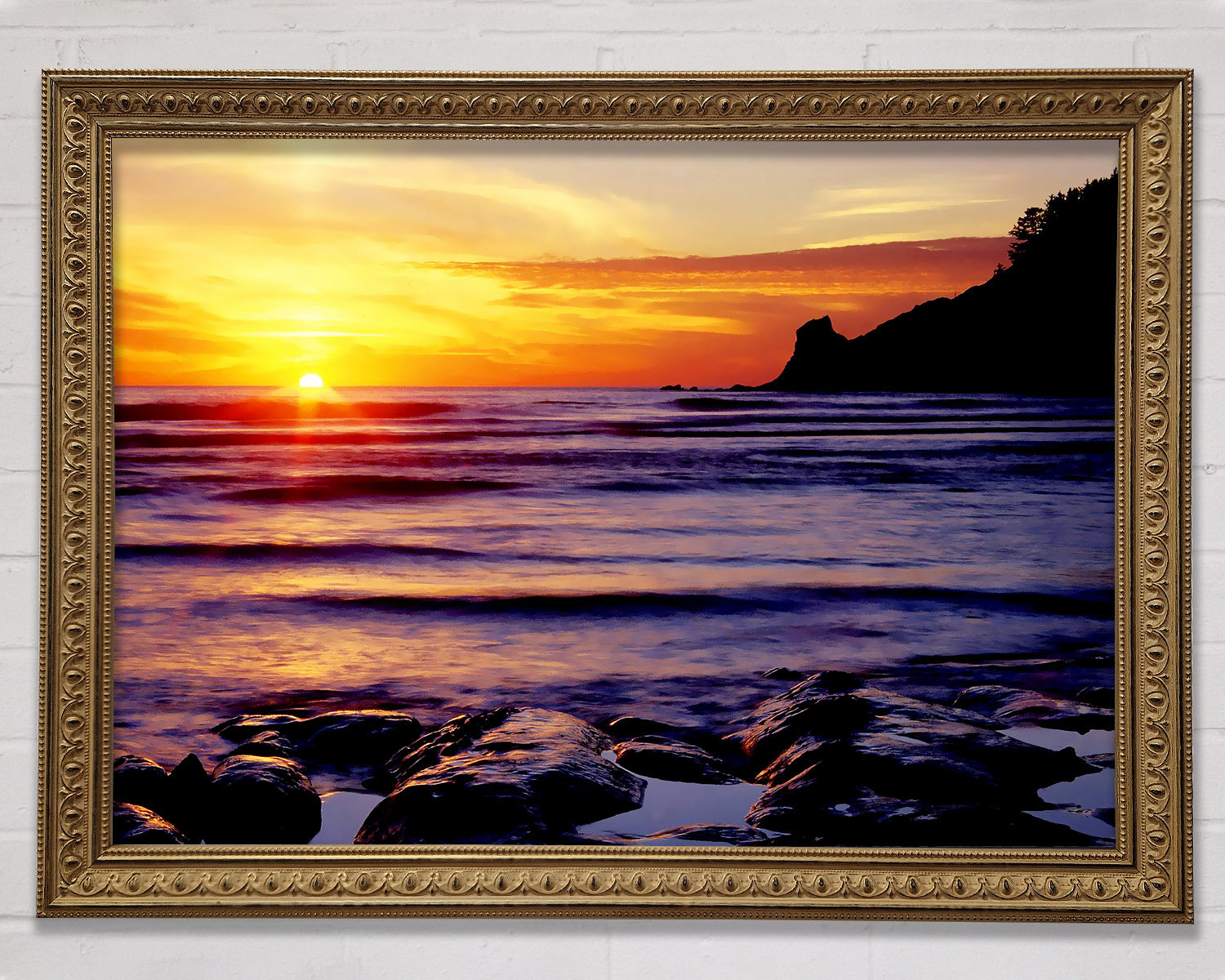 Bright Star The Last Glimmer Of Sun - Single Picture Frame Art Prints ...