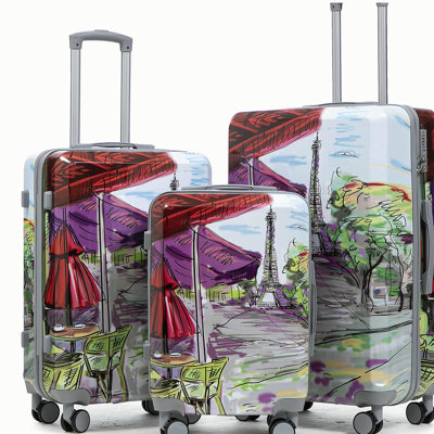 guess suitcase set