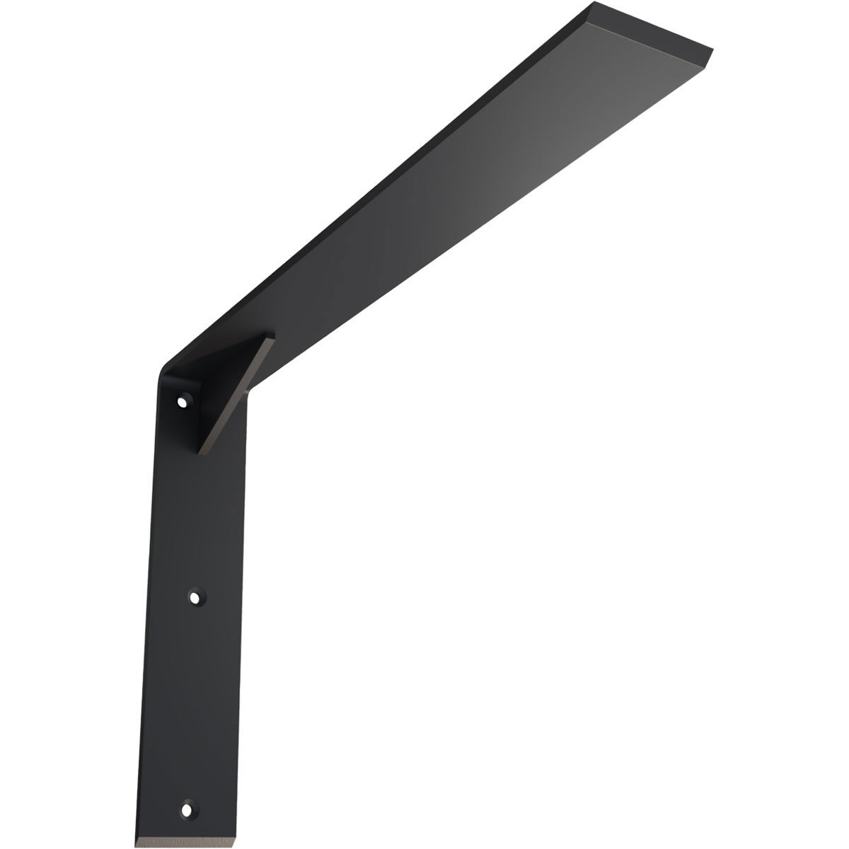 Ekena Millwork Countertop Support Steel Heavy Duty Bracket with Gusset ...