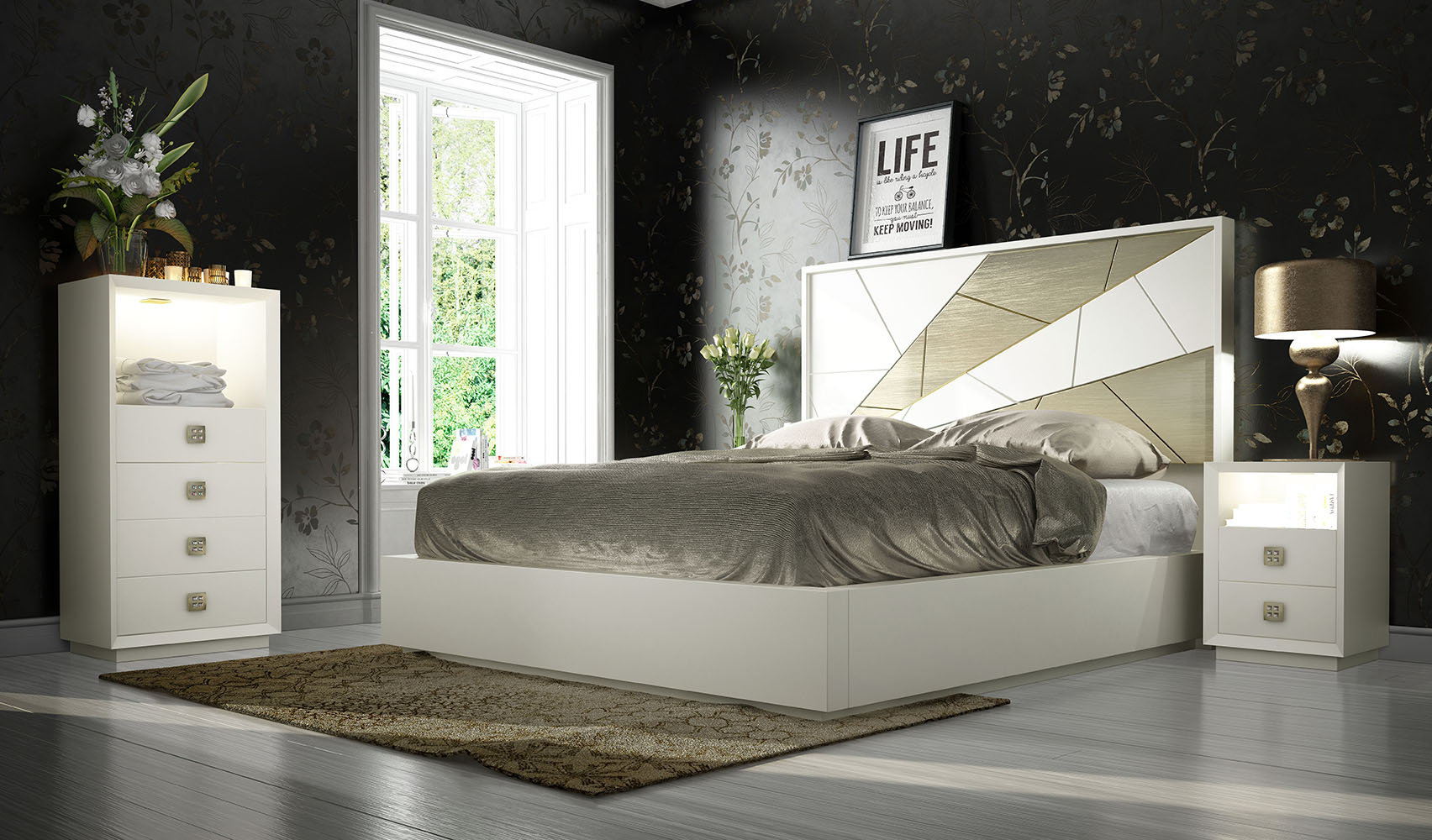 Everly Quinn Burcott Solid Wood Standard 3 Piece Bedroom Set | Wayfair