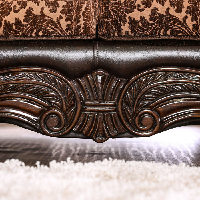 Lark Manor Englehart 95.5" Rolled Arm Sofa with Reversible Cushions ...