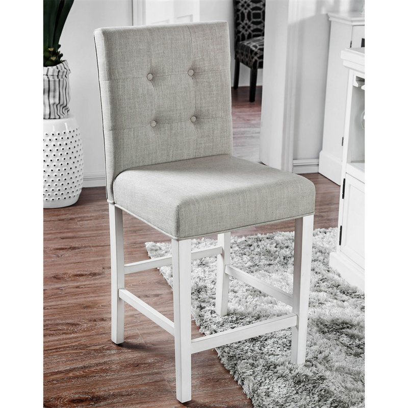 One Allium Way® Rustic Counter Height Chairs Set | Wayfair