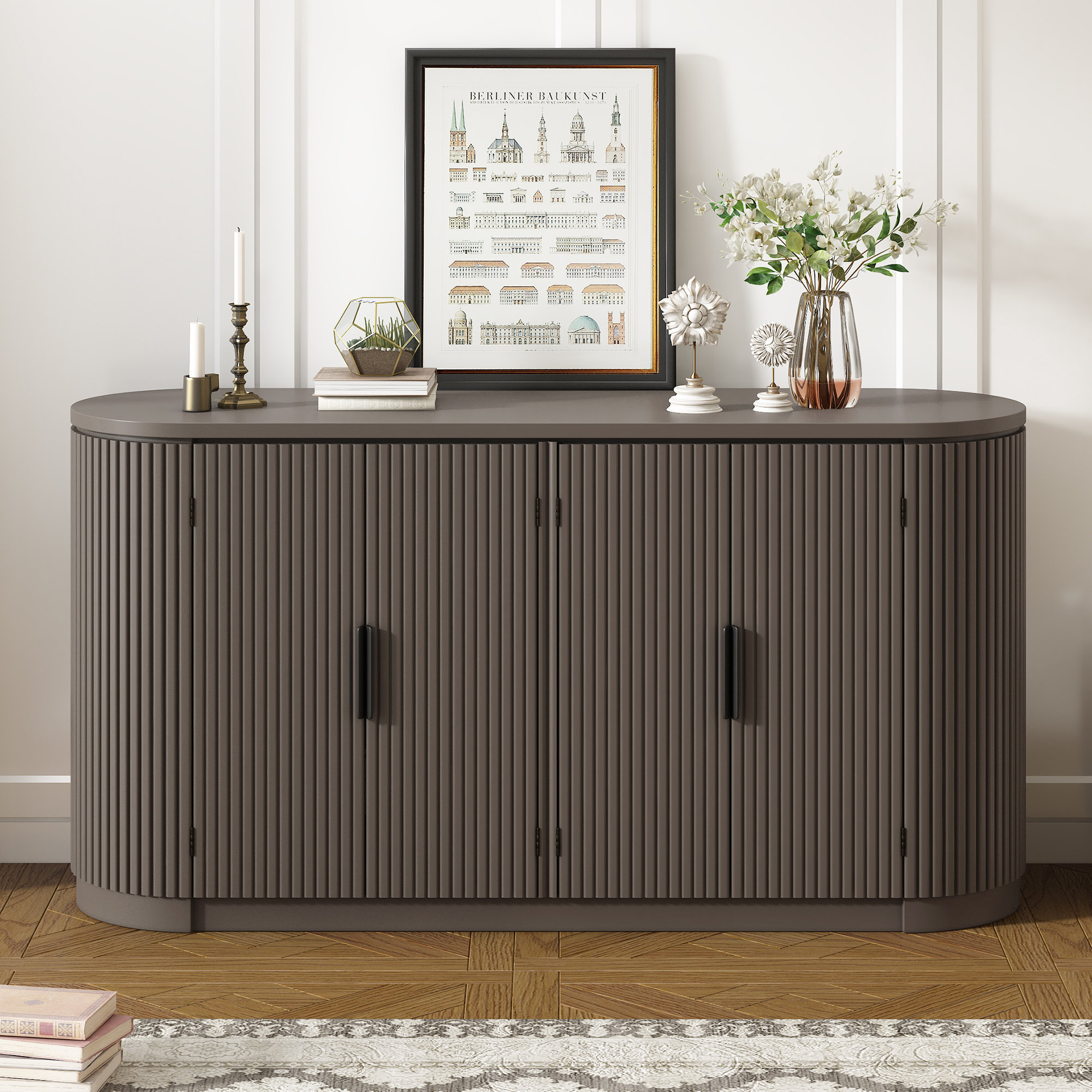 Latitude Run® Modern Minimalist Storage Cabinet | Wayfair