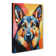 Marlow Home Co. German Shepherd Cubism No.2 - No Frame Art Prints ...
