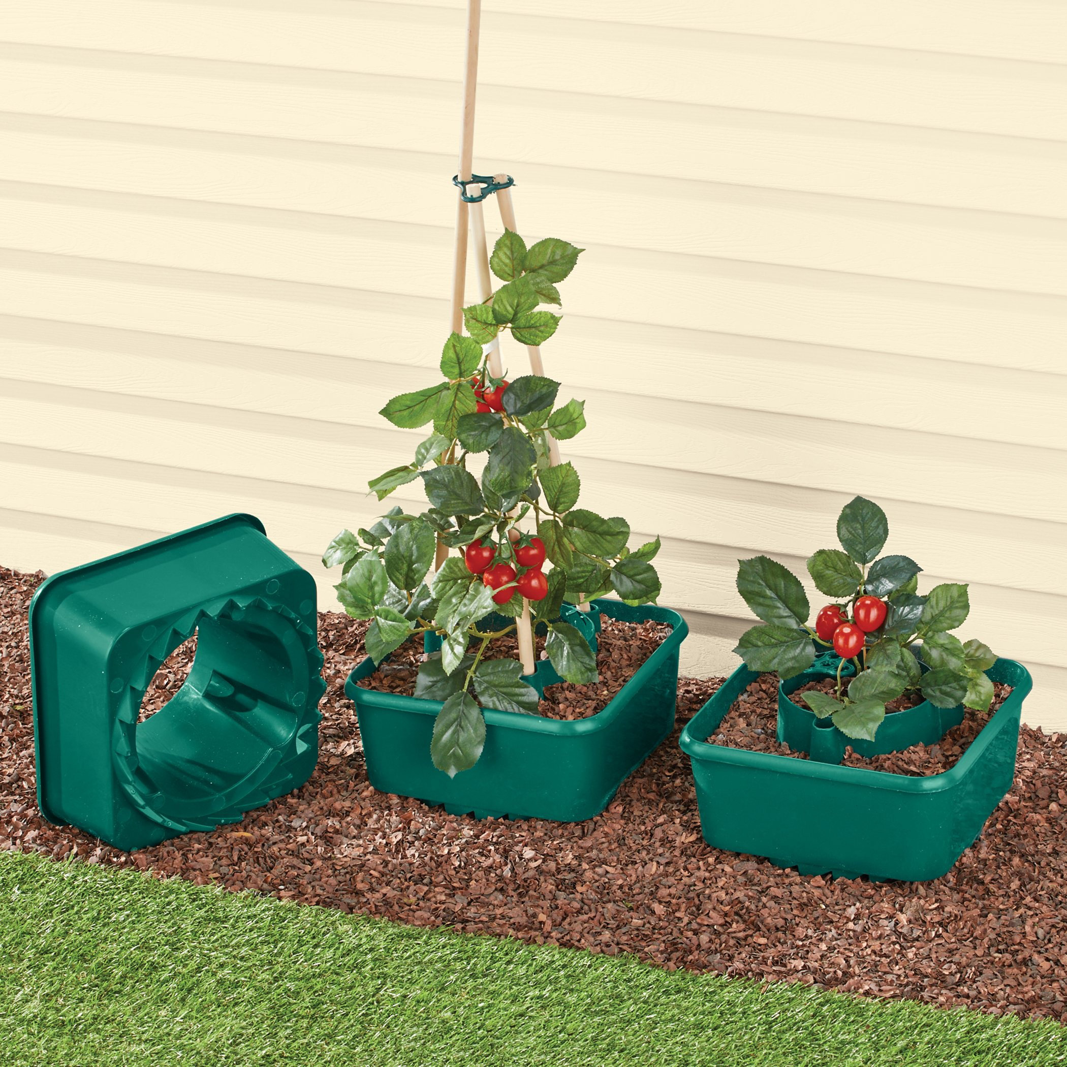 Ebern Designs Plastic Starter Plant Boxes - Set of 3 | Wayfair