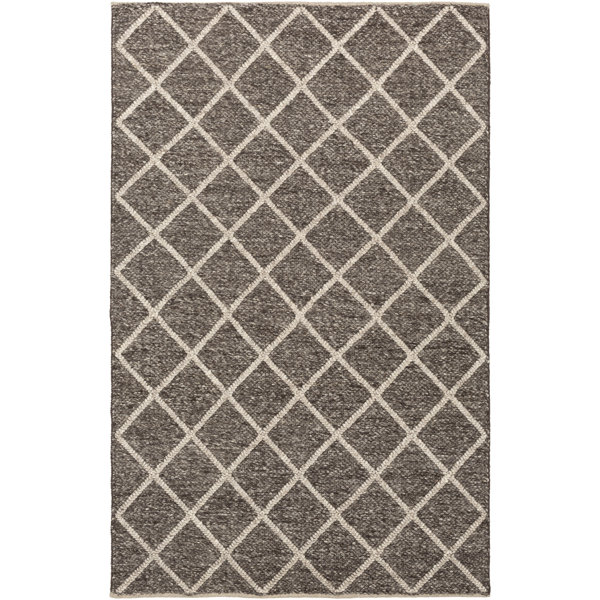 Birch Lane Tapis brun foncé tissé à plat à la main Jeanette - Wayfair ...