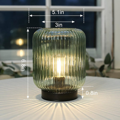 Latitude Run® Battery Operated Lamp, Cordless Table Lamps Battery ...