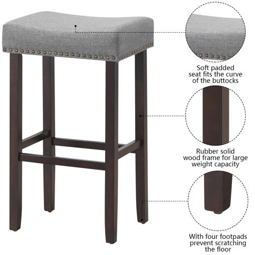 Charlton Home® Kyson Stool & Reviews | Wayfair