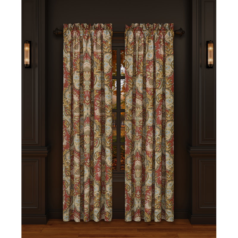 Five Queens Court Sacramento Curtain Panel Pair | Wayfair