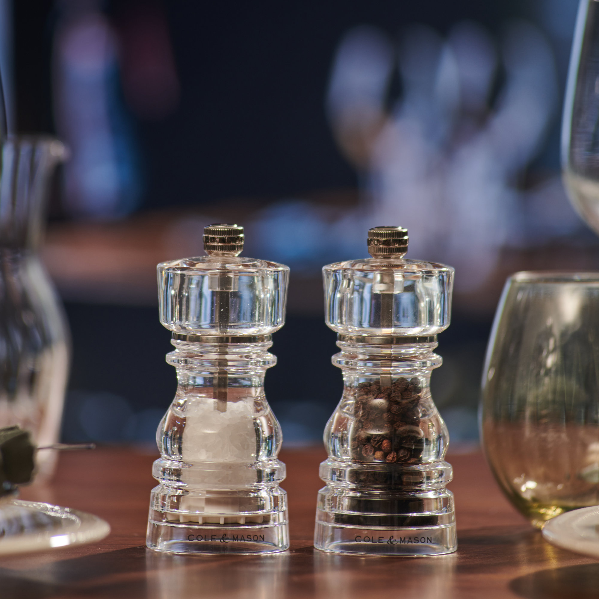 Cole & Mason London Acrylic Salt Mill 5" | Wayfair