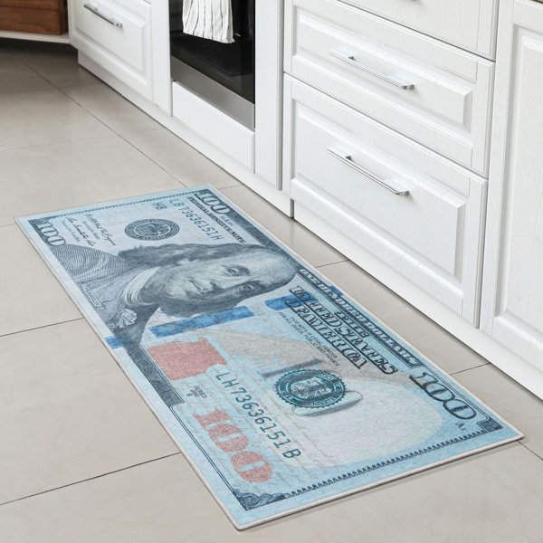 East Urban Home Grantsburg Dollar Front Green Blue Area Rug & Reviews ...