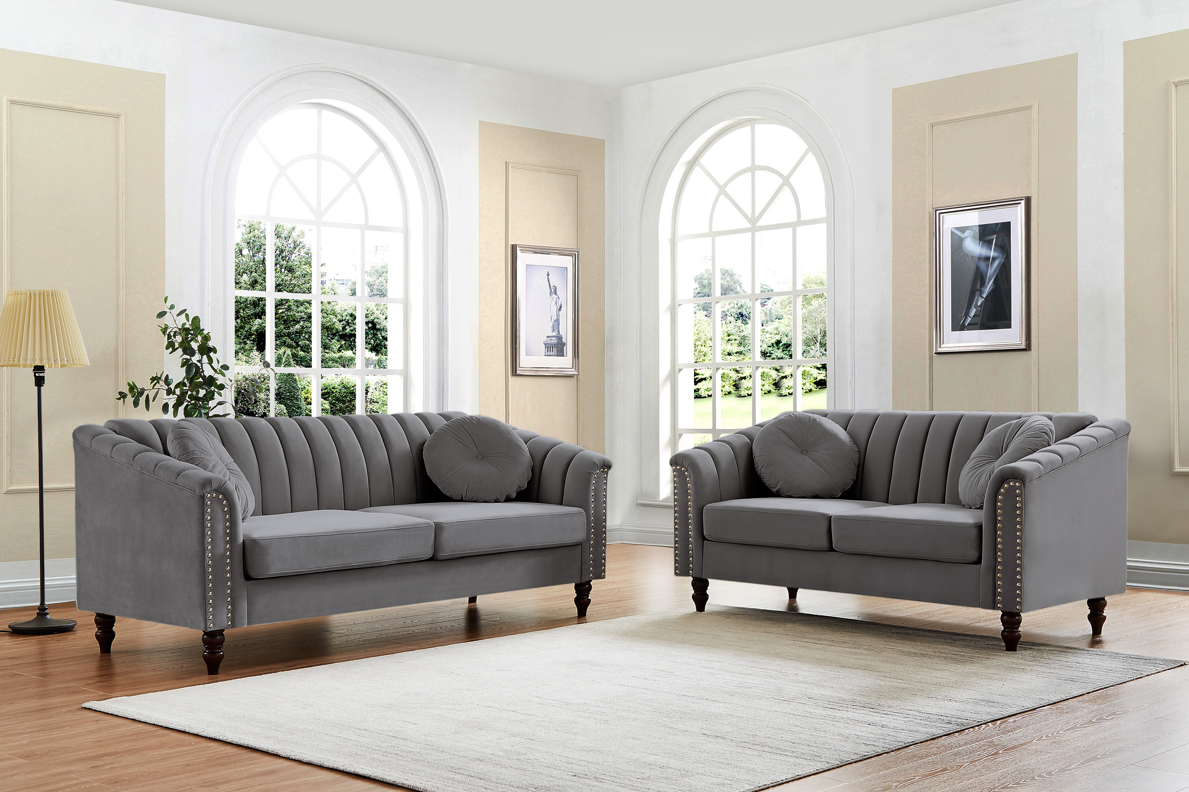 House of Hampton Garnier 2 - Piece Living Room Set & Reviews - Wayfair ...