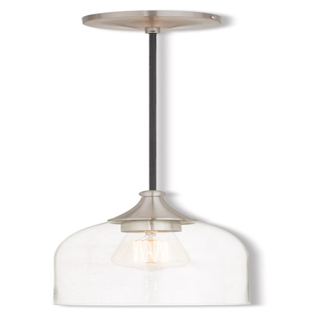 Breakwater Bay Wark 1 - Light Single Dome Pendant | Wayfair Breakwater Bay Wark 1 - Light Single Dome Pendant | Wayfair