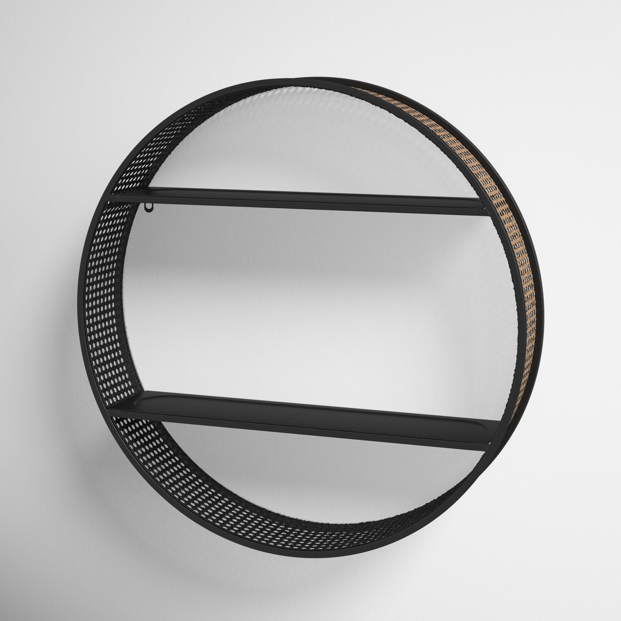 Joss & Main Avante 2 Piece Circle Metal Accent Shelf | Wayfair