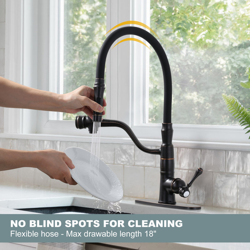 Aleasha Pull Down Touch Kitchen Faucet | Wayfair