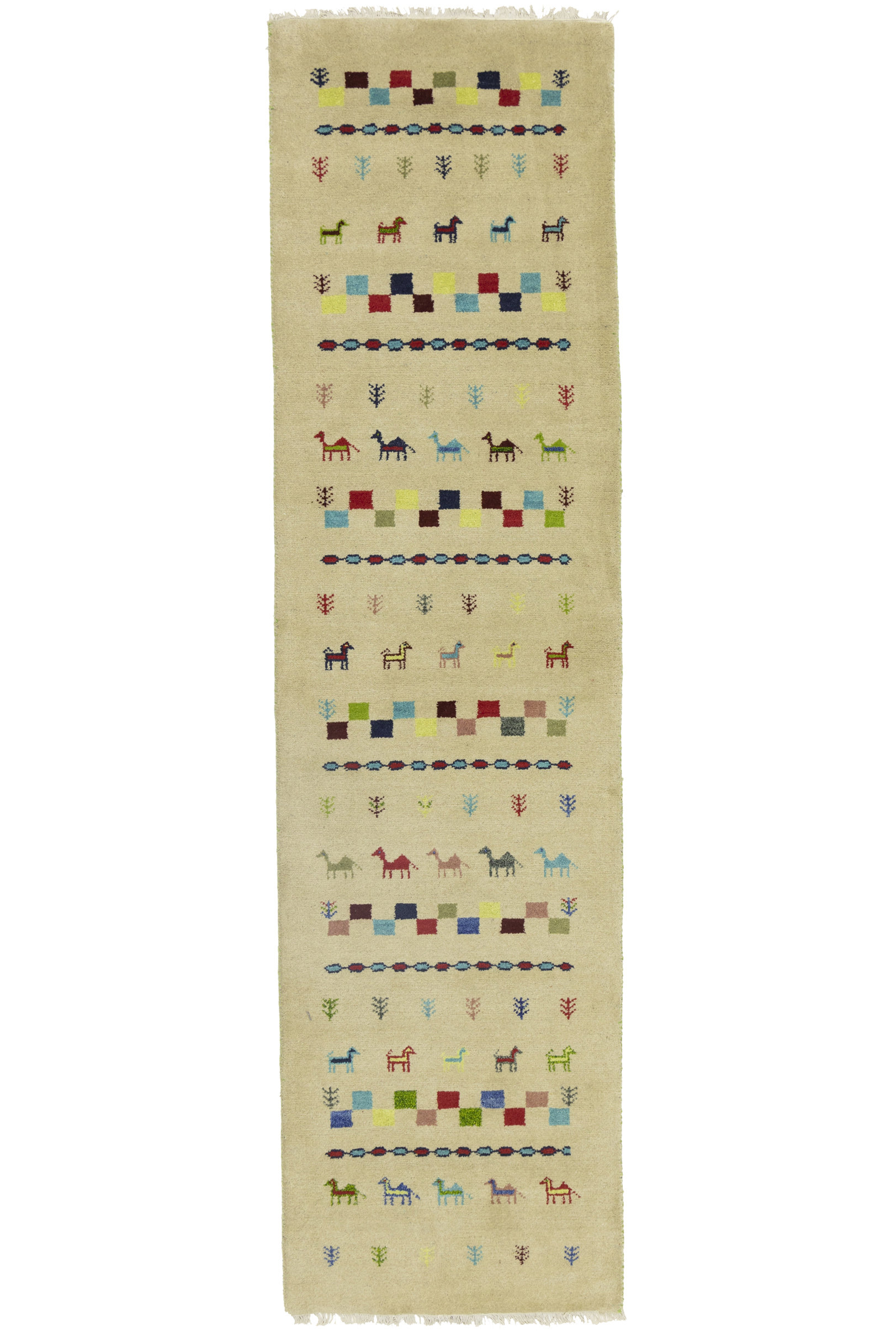 Foundry Select Mahnoosh Handmade Hand-Knotted Wool Cream Rug - Wayfair ...