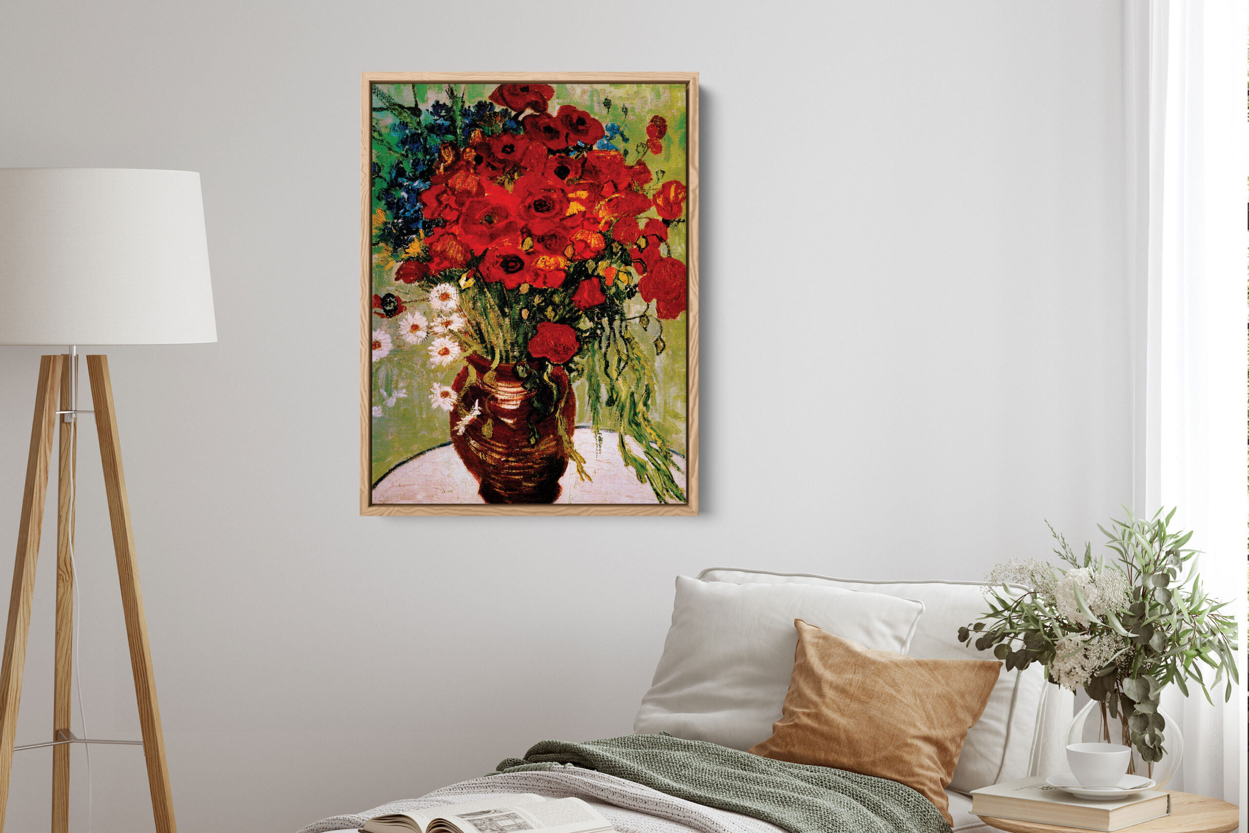 Andover Mills 'Red Poppies and Daisies' by Vincent Van Gogh, Red ...