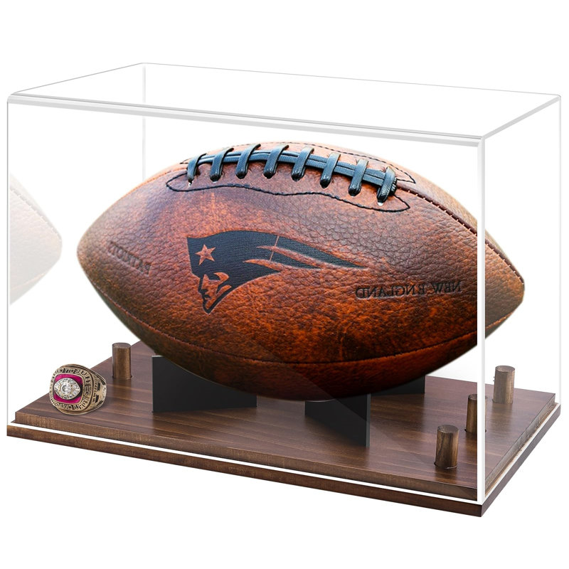 ARMIJU Football Display Case | Wayfair
