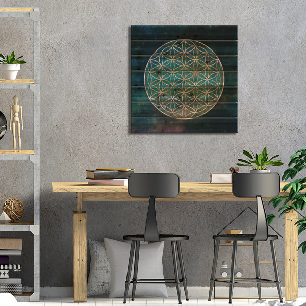 Red Barrel Studio® Mandala Flower of Life by Nature Magick - Unframed ...