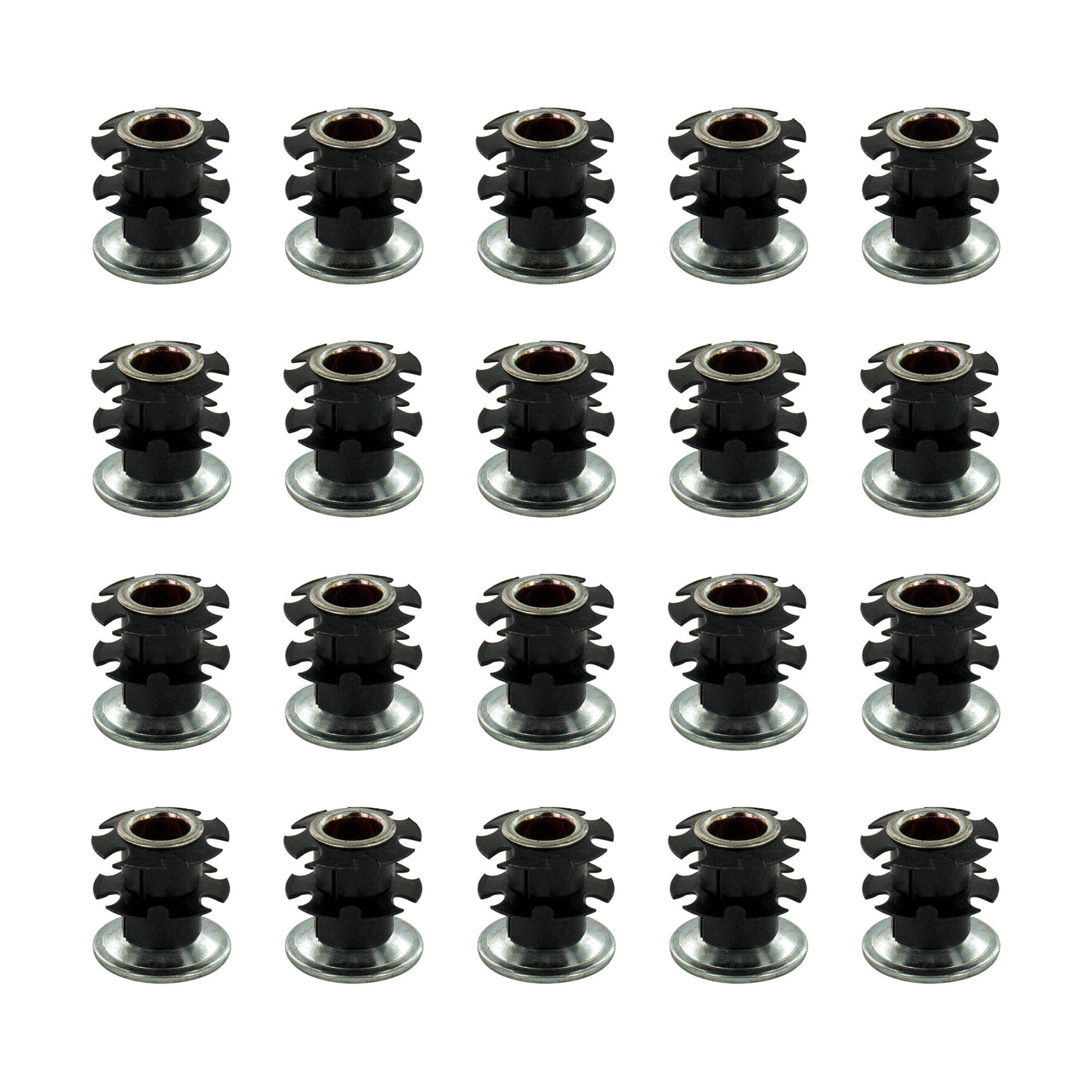 Outwater Industries Double Star Threaded Caster Insert | Heat Treated ...