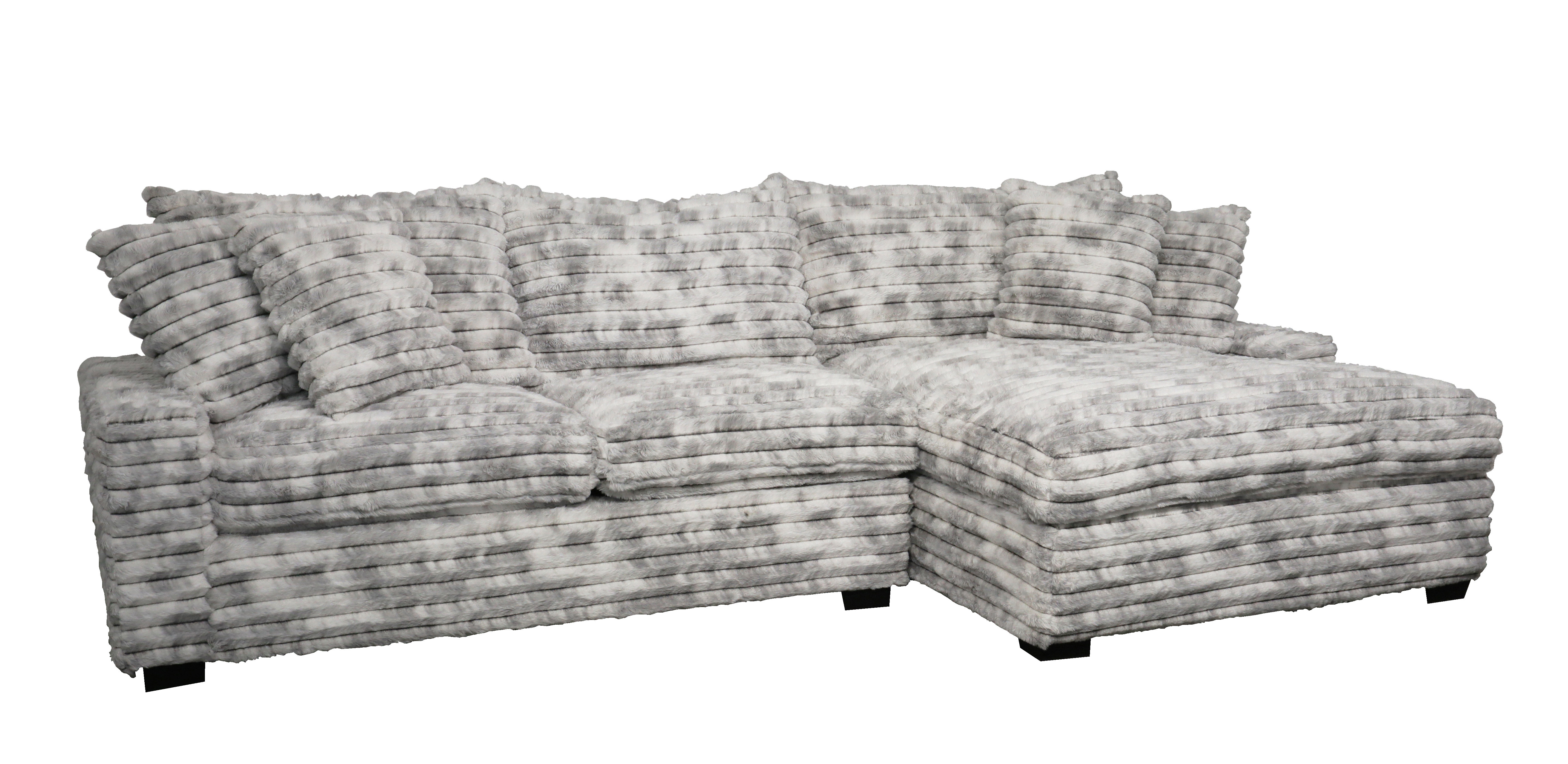 Wade Logan Gus Cuddler Sectional & Reviews - Wayfair Canada