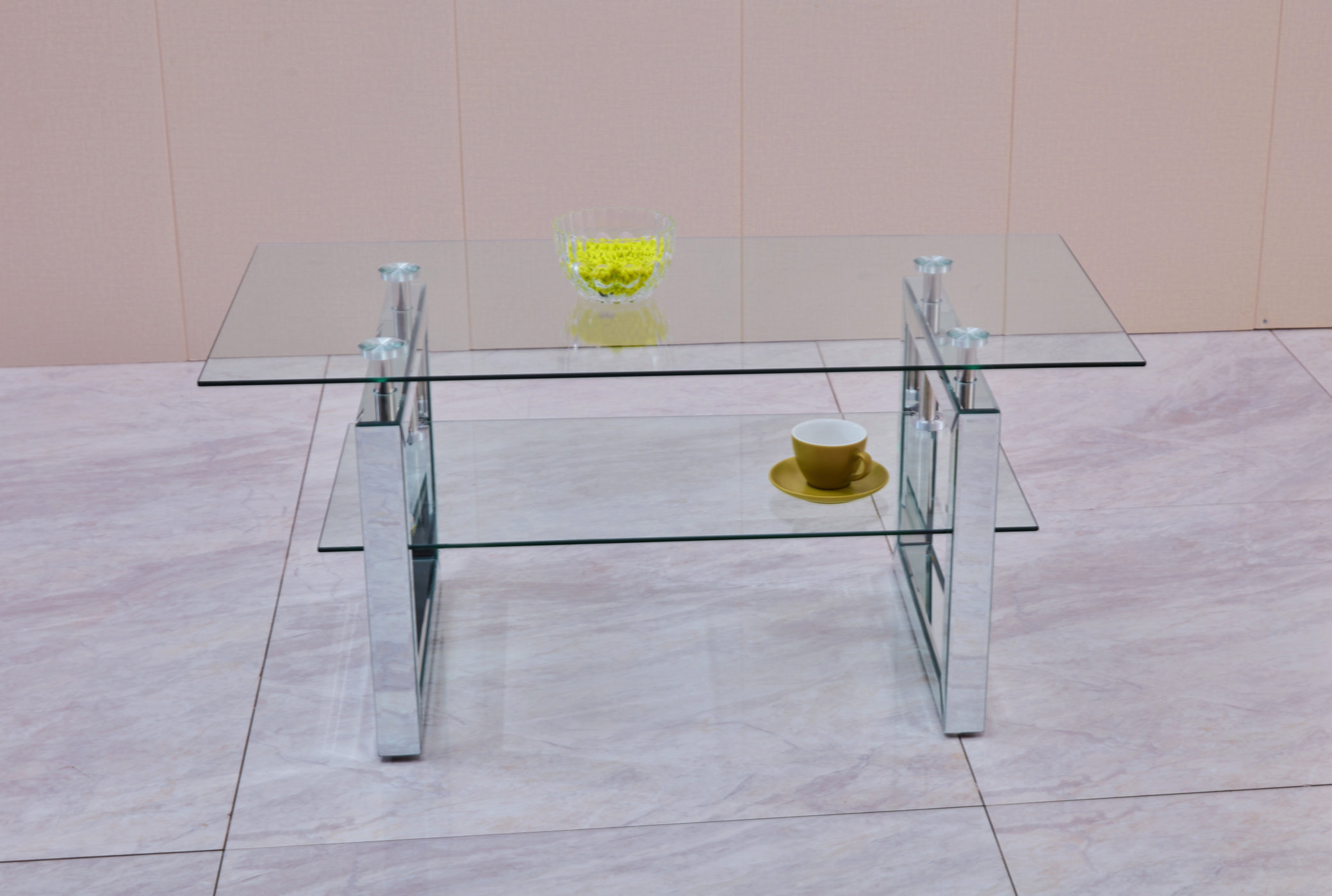 Ivy Bronx Tempered Glass Coffee Table Coffee Table Tempered Glass ...