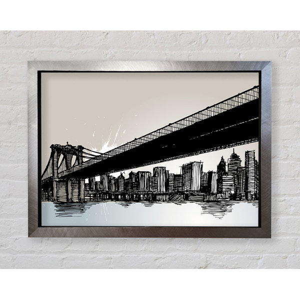 Bright Star Abstract New York City - Single Picture Frame Art Prints ...