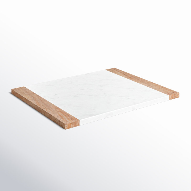 Joss & Main Hibiscus Marble Pastry Board & Reviews | Wayfair