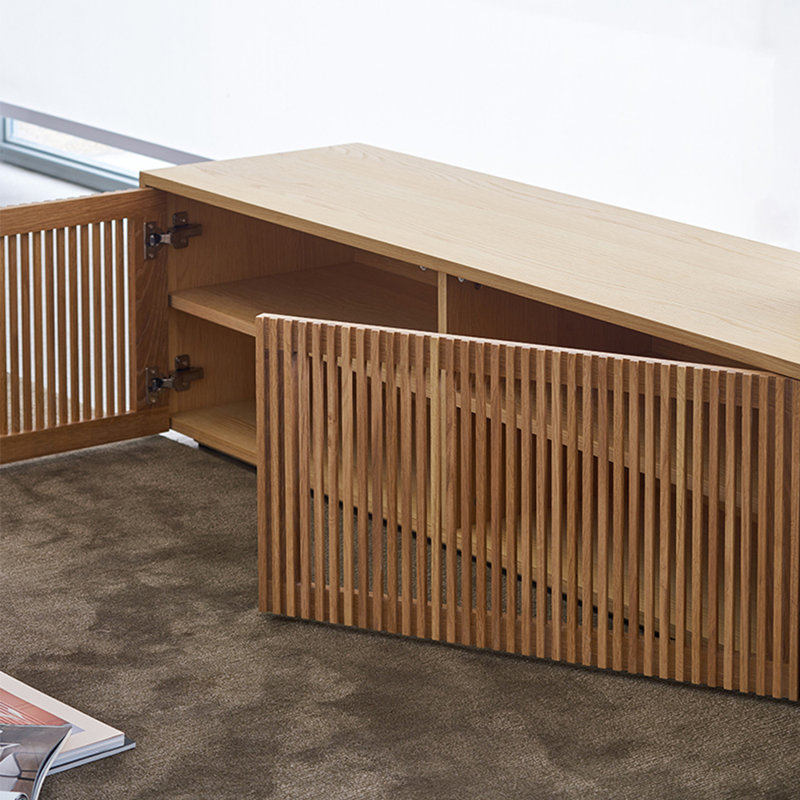 Finaewg Modern grille door TV cabinet | Wayfair