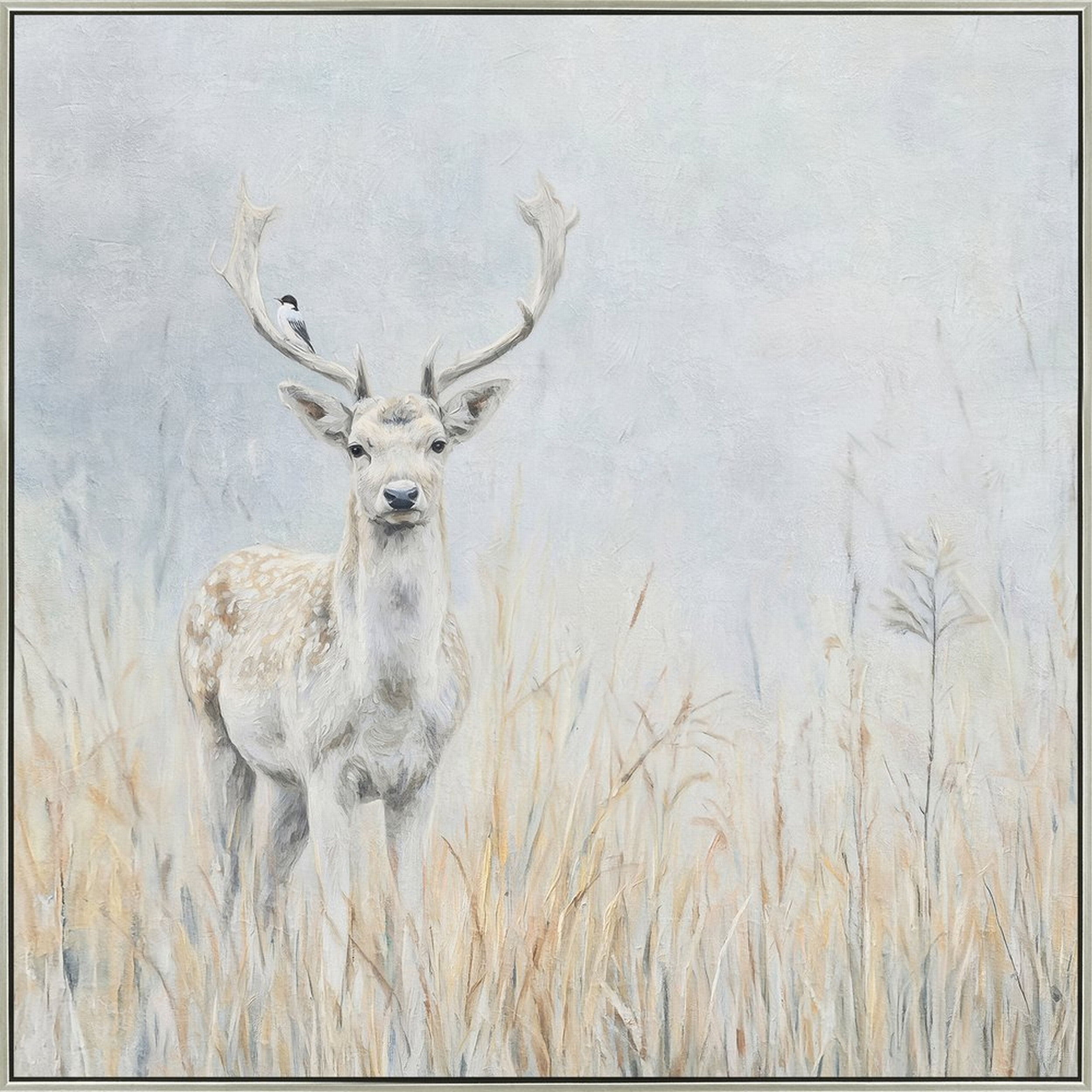 Red Barrel Studio® Starlight Stag I Canvas Wall Art | Wayfair