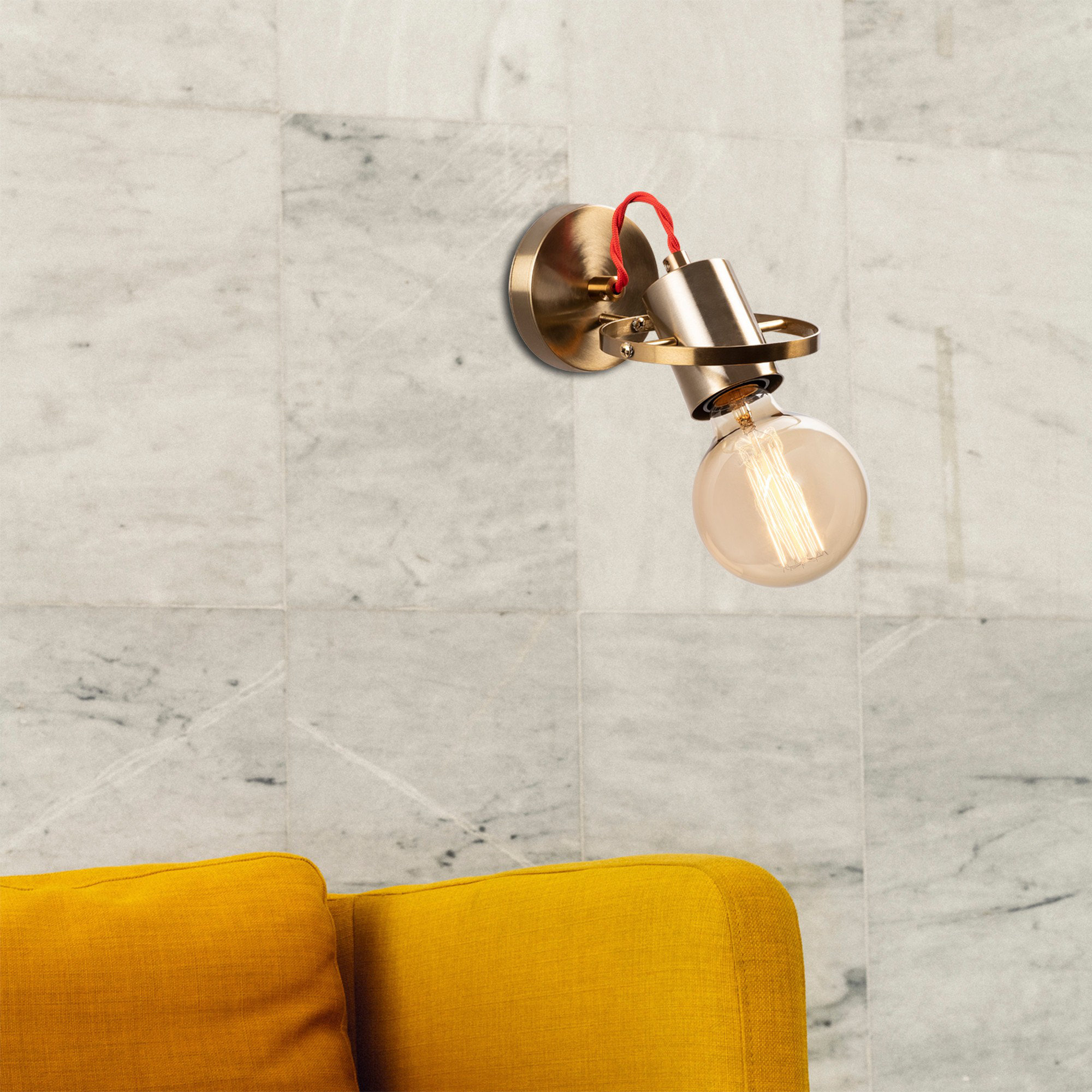 East Urban Home Aidon 1 - Light Dimmable Armed Sconce | Wayfair