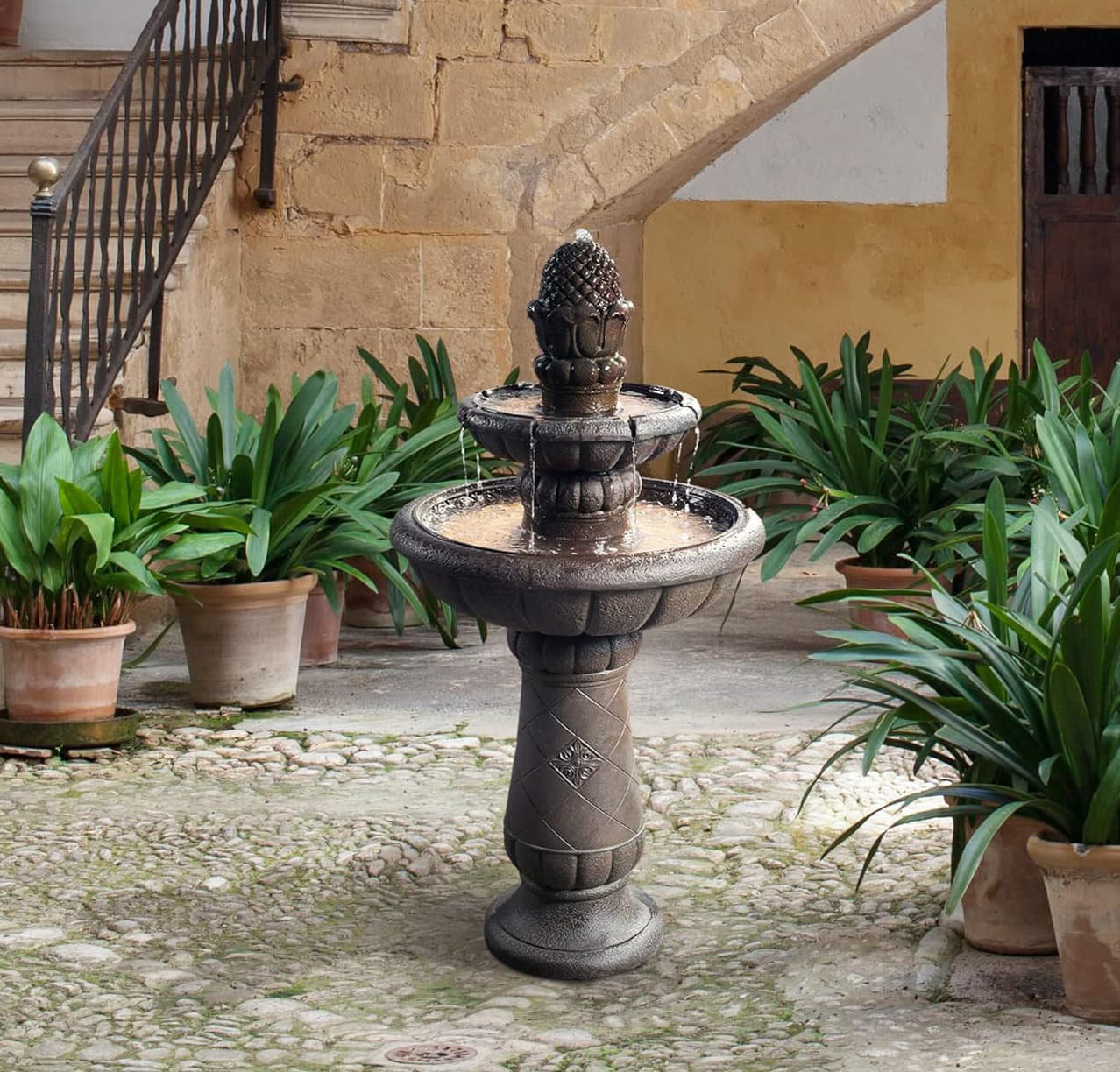Alcott Hill® Cushena Weather Resistant Fountains Fountain - Wayfair Canada