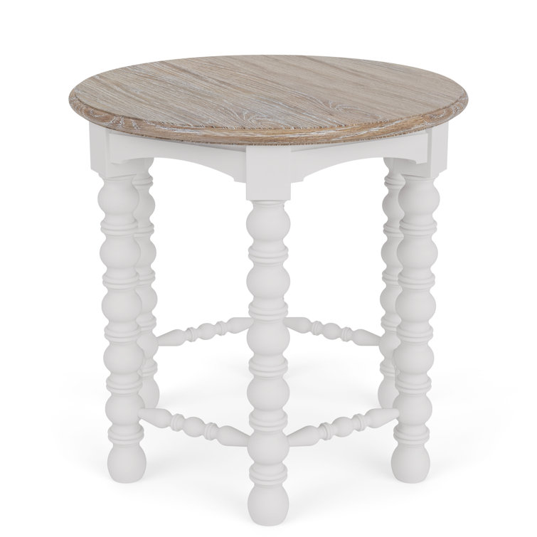 Birch Lane™ Lana Round Spindle End Table | Wayfair