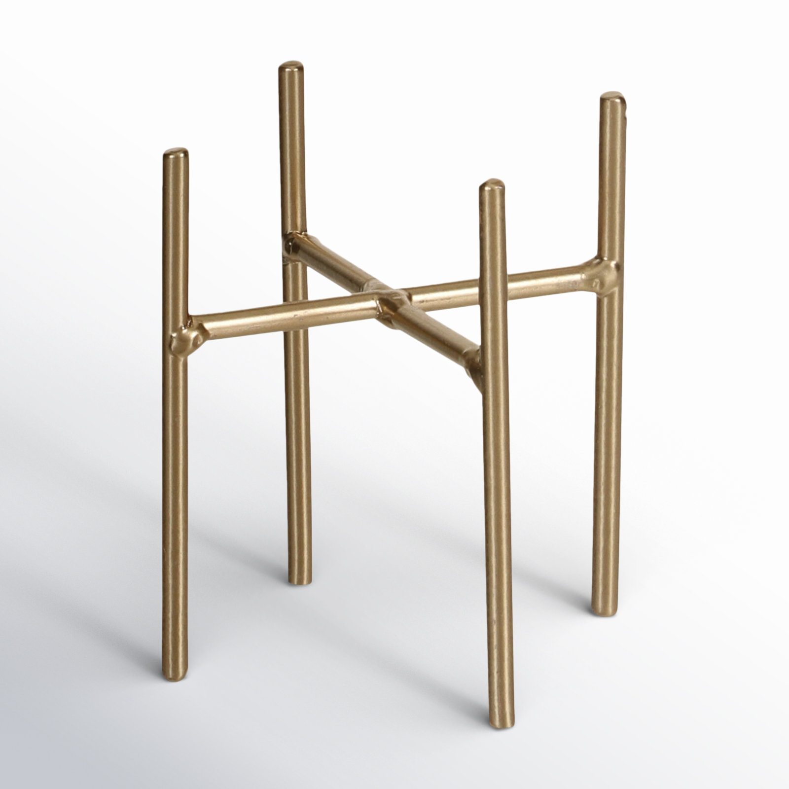Joss & Main Edmon Gold 5" Metal Plant Stand | Joss & Main